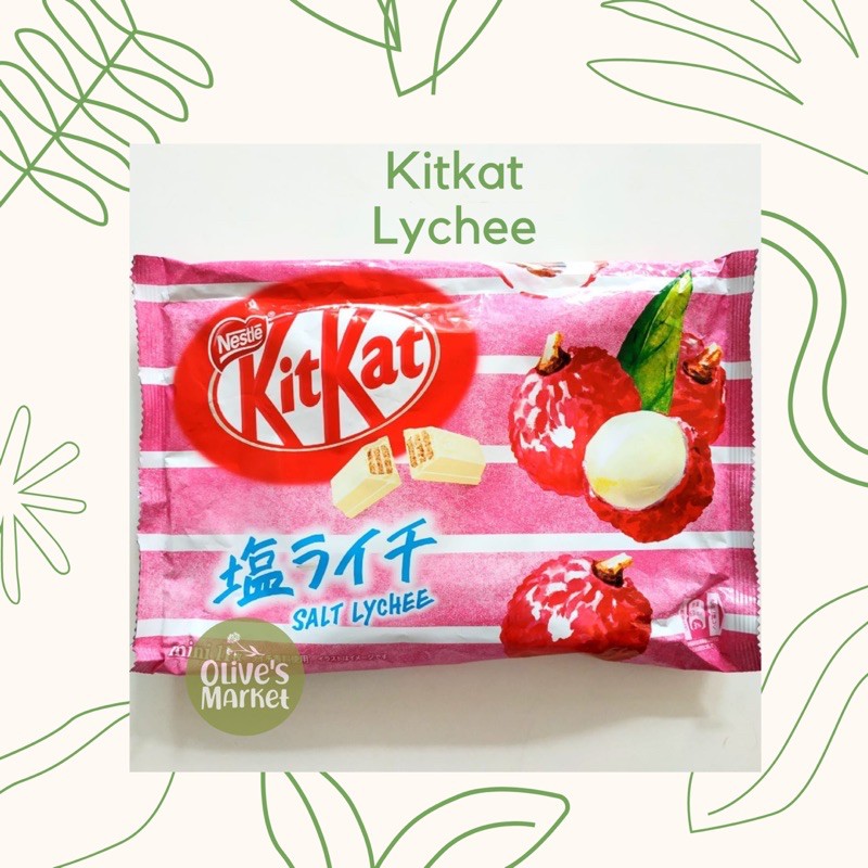 Kitkat Salt lychee/Kitkat lychee/Kitkat cookies and cream/Kitkat lychee ...