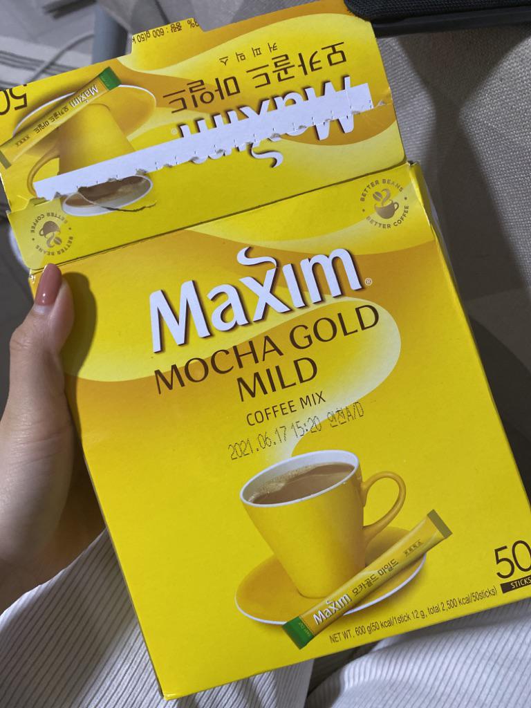 Maxim Mocha Gold Mild Coffee Mix 50/100T S gold coffee | Shopee Singapore