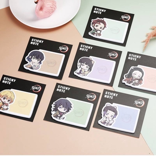 Anime Demon Slayer Kimetsu No Yaiba Memo Pad Message Sticky Notes ...