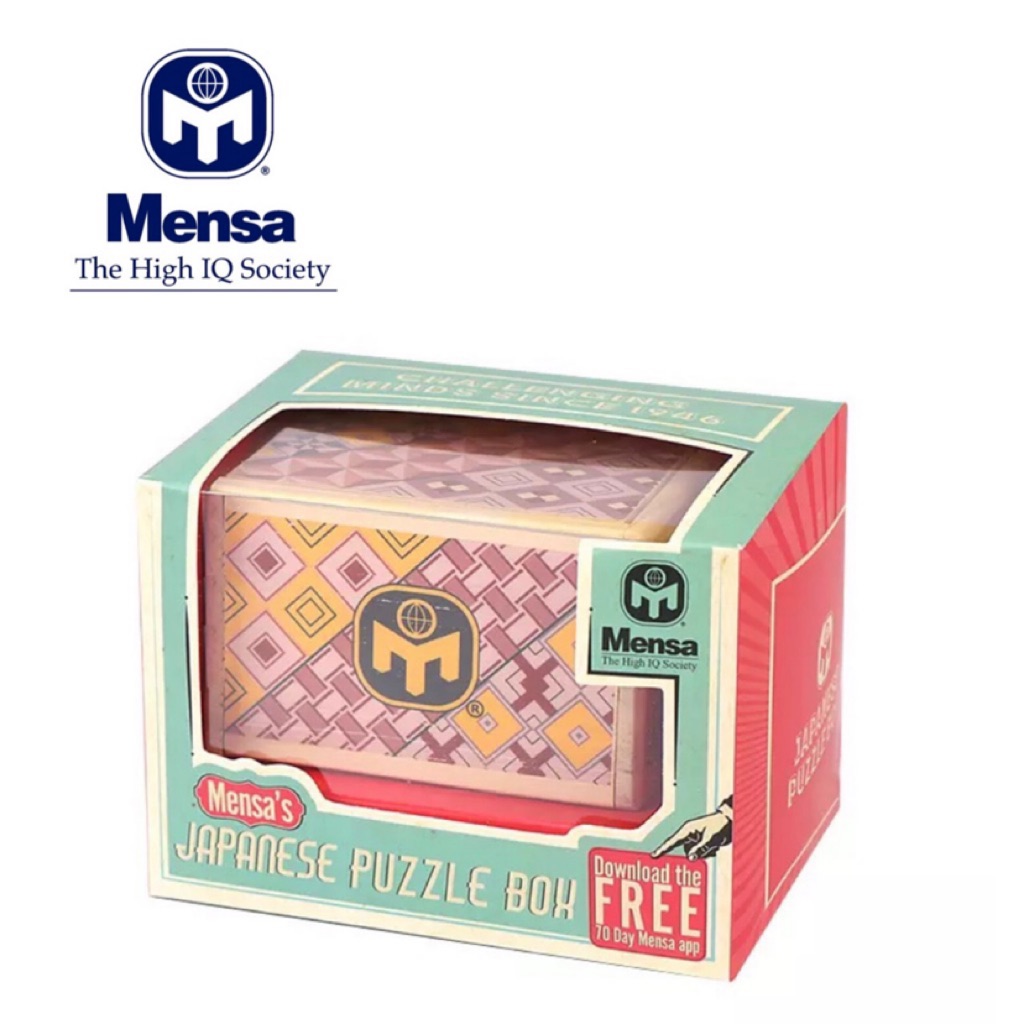 MENSA JAPANESE WOODEN PUZZLE BOX | Shopee Singapore