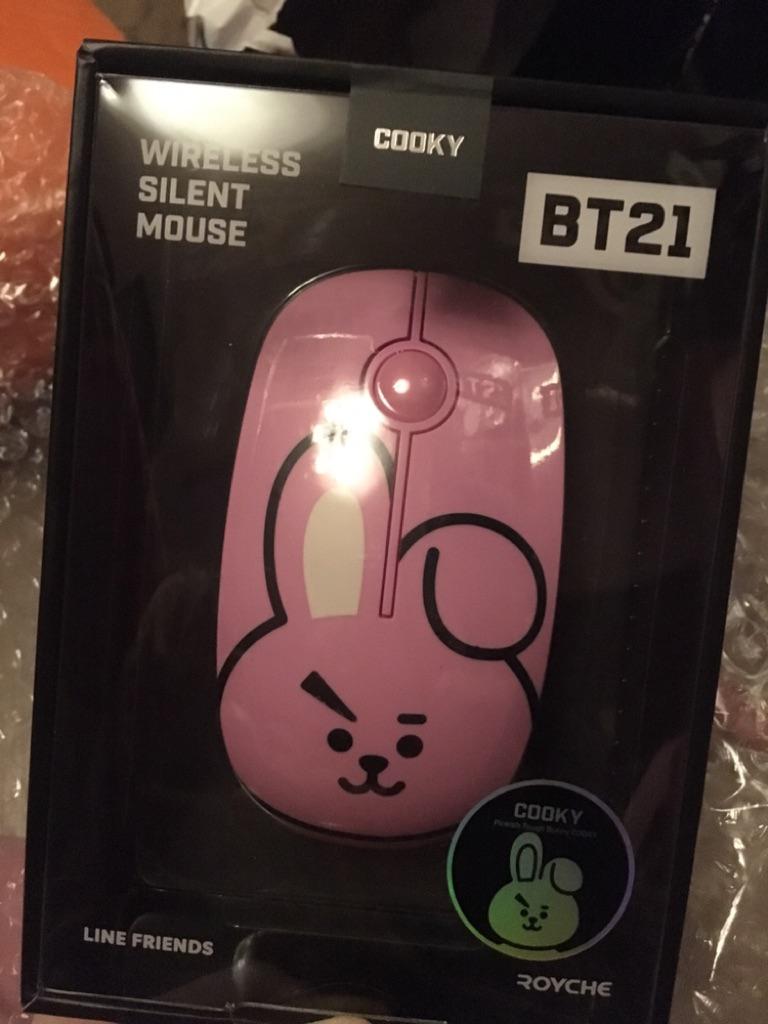BT21 Official Wireless Silent Mouse Royche | Shopee Singapore
