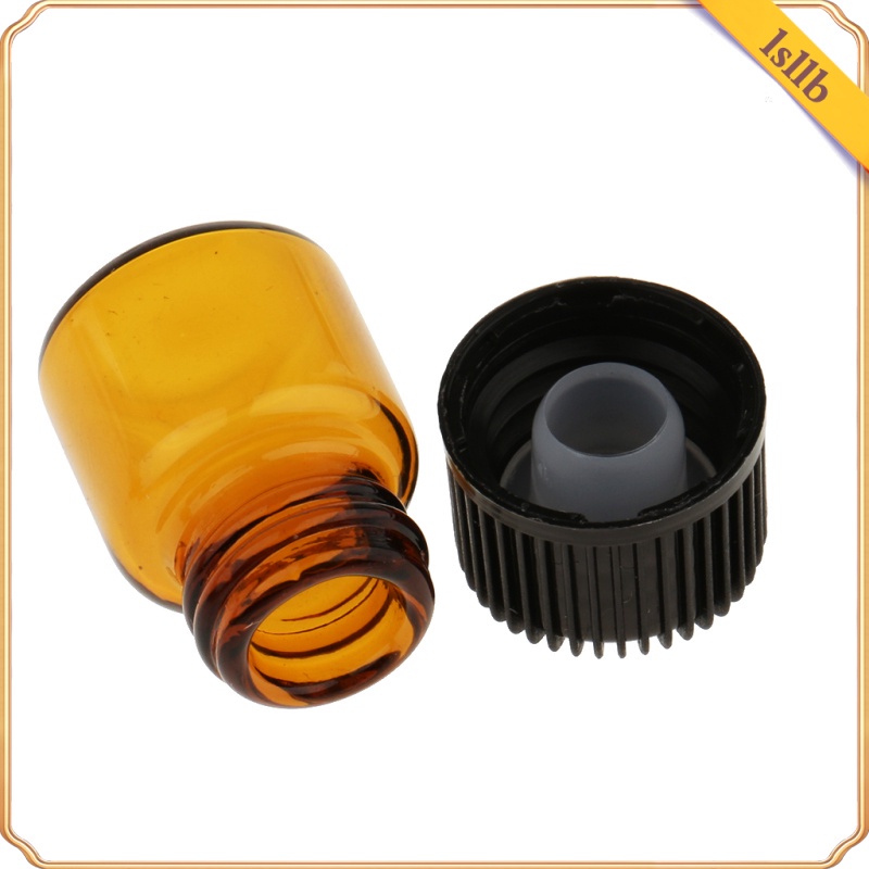 Packs of 20 Pieces Empty Refillable Glass Dram Bottles Liquid ...