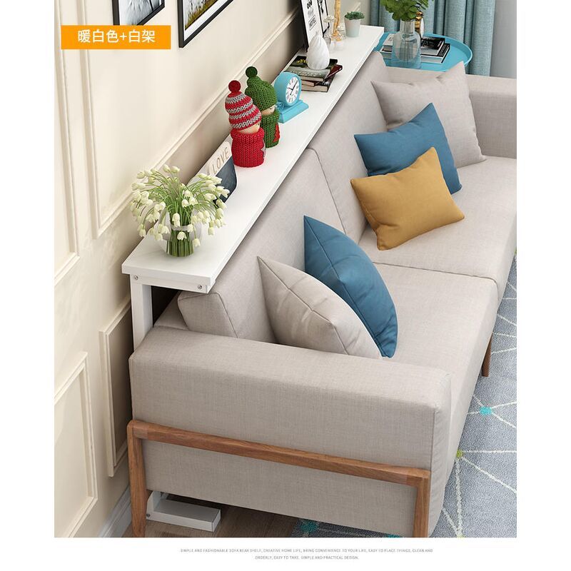 Sofa rear shelf against the wall shelf table narrow side long strip ...