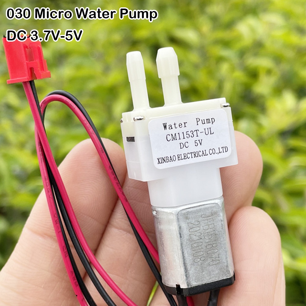 DC 3.7V 5V Miniature Self-Absorbent Water Pump 030 Motor Negative ...