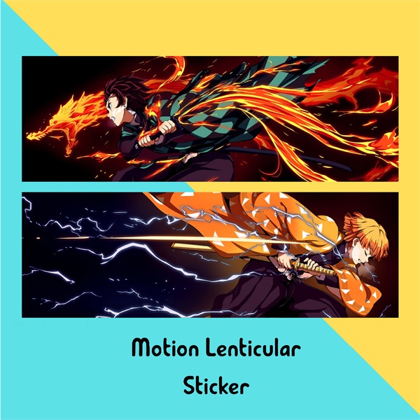 Zenitsu,Tanjirou Moving Sticker Demon Slayer Anime Motion Sticker ...