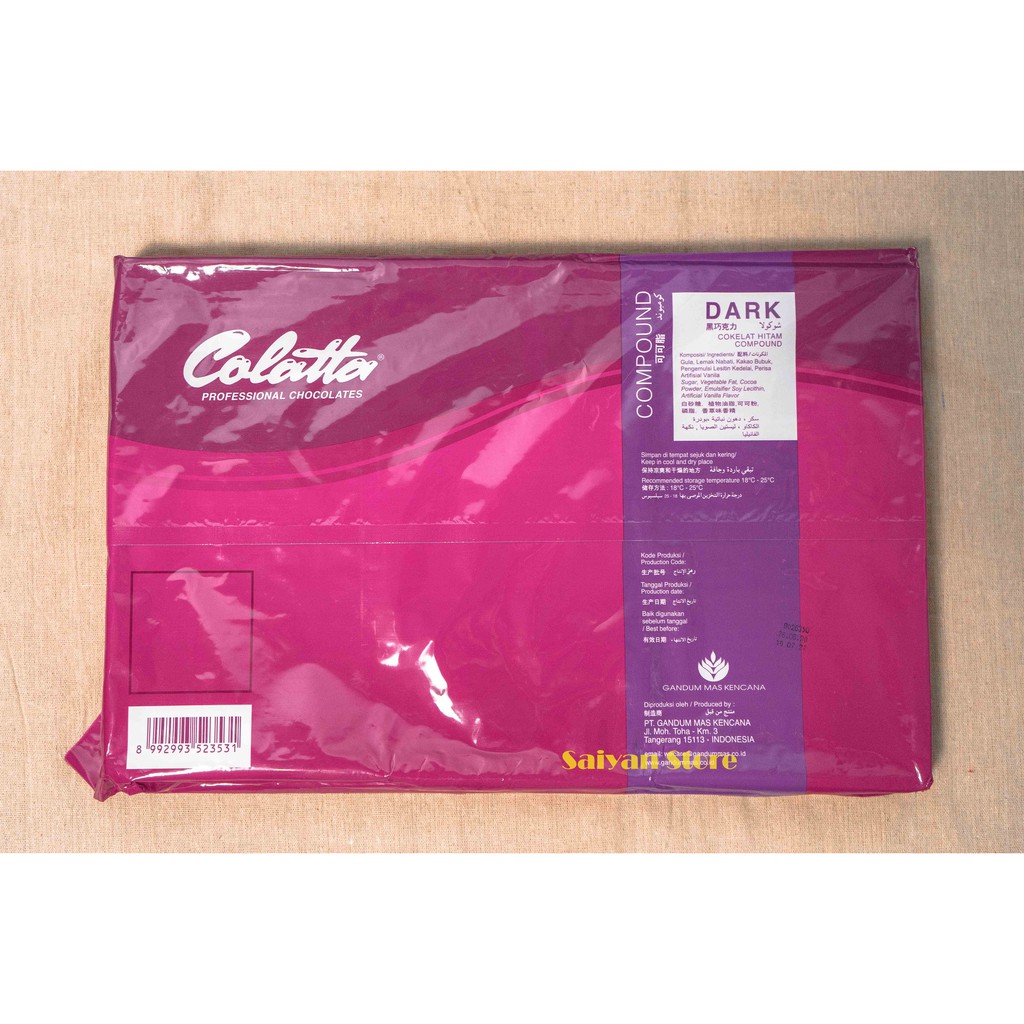 Dark Chocolate Colatta Dark Compound Chocolate 5 Kg | Shopee Singapore
