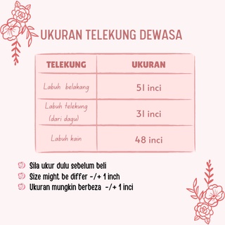 Telekung Corak Printed Bunga/ Telekung Siti Aisyah/ Telekung Zura Rose ...