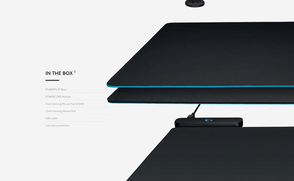 Logitech G Powerplay Wireless Charging System with Lightspeed Receiver ...