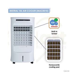 Mistral 10L Air Cooler with Built-in Ionizer [MAC001E] | Shopee Singapore