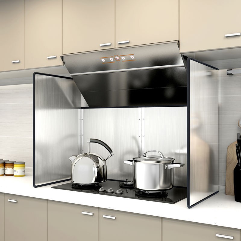 Stainless steel oil baffle kitchen gas stove cooking oil splash baffle ...