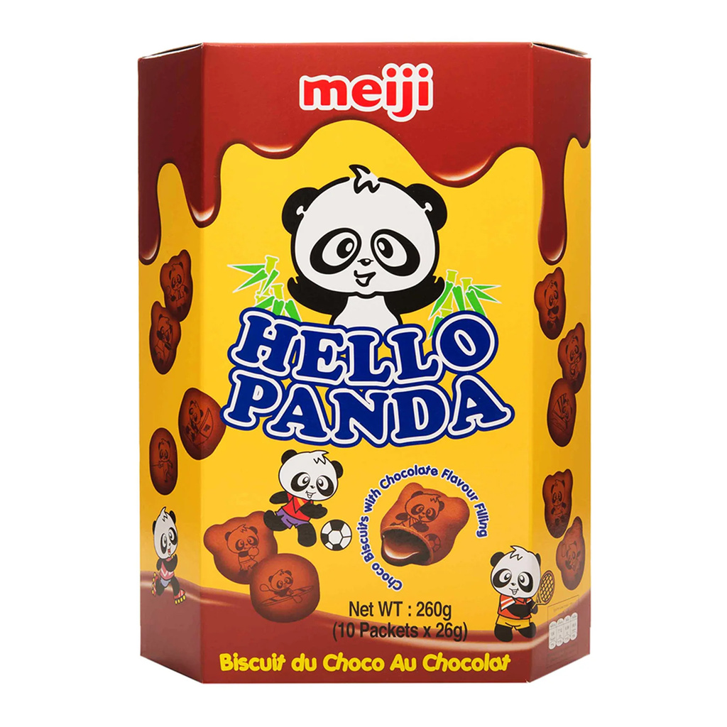 Meiji Hello Panda Biscuit Big Box 260g (Double Choco) (Halal) | Shopee ...