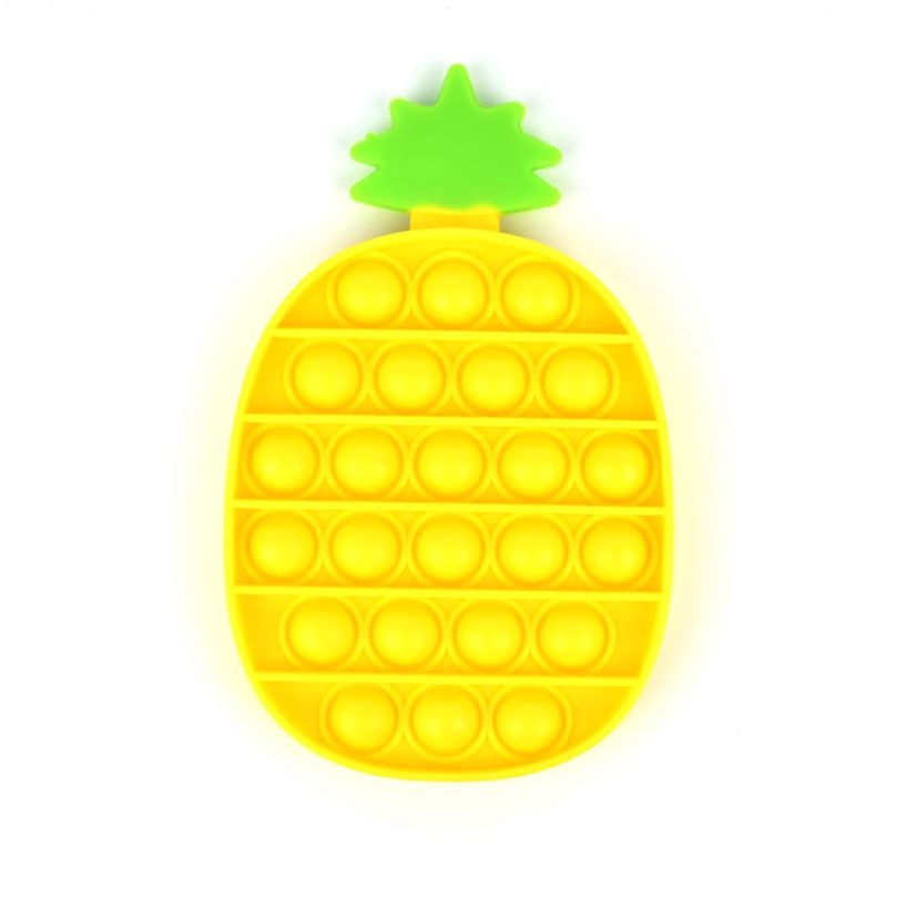 Pop It [Pineapple] Round Fidget Kids Toy Push Bubble Stress Popit ...