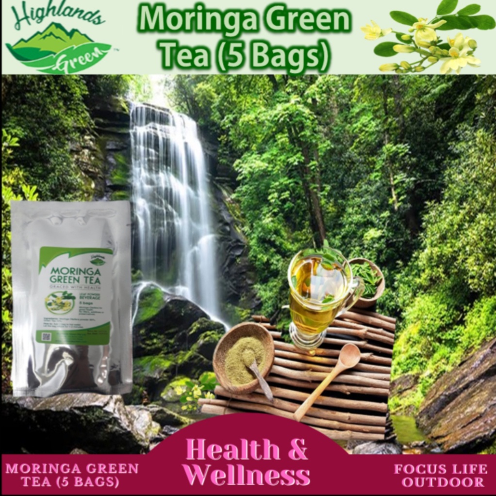 Moringa Green Tea Leaf Powder Beverage (5 Bags) | Shopee Singapore