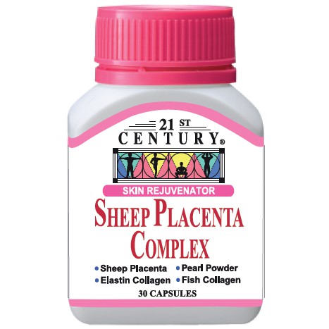 21st Century Sheep Placenta Complex With Pearl Powder, Elastin Collagen ...