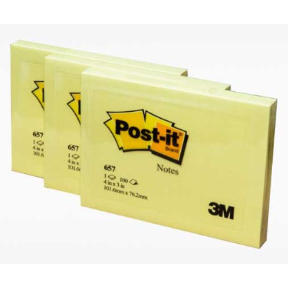 3M 657Y POST-IT NOTE 3X4 (3/6s) | Shopee Singapore