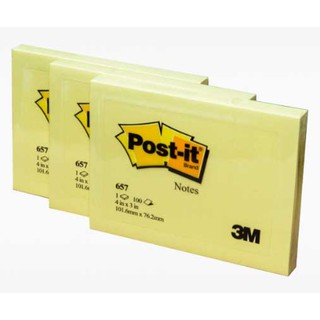 3M 654Y/657Y/ 655Y POST-IT NOTE 3X3/ 3X4/ 3x5in | Shopee Singapore