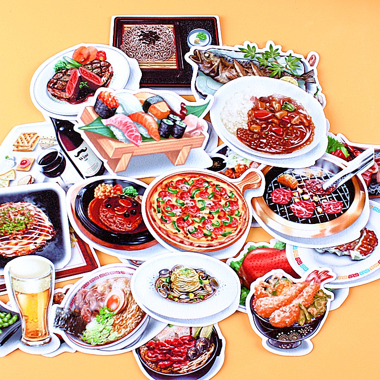 Yummy Food Scrapbook / Planner Stickers #232 | Shopee Singapore