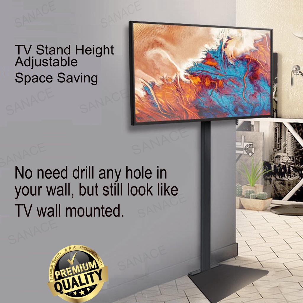 *SALES* 32-70 inch TV stand No drill wall floor stand without wheels ...