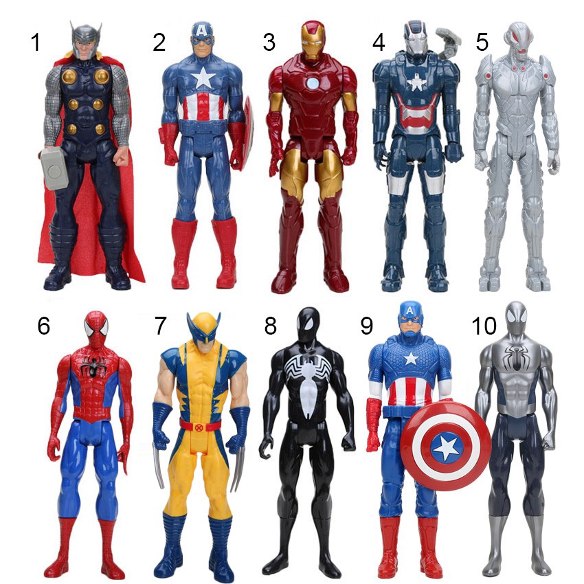 30CM Marvel The avengers spider man iron man captain america Action ...