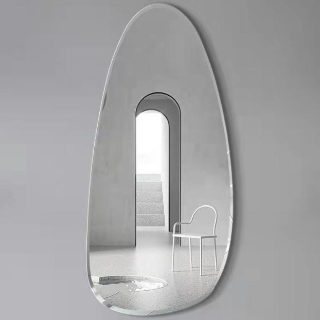 M 019 Minimalist Mirror, Tear shape frameless Mirror | Shopee Singapore
