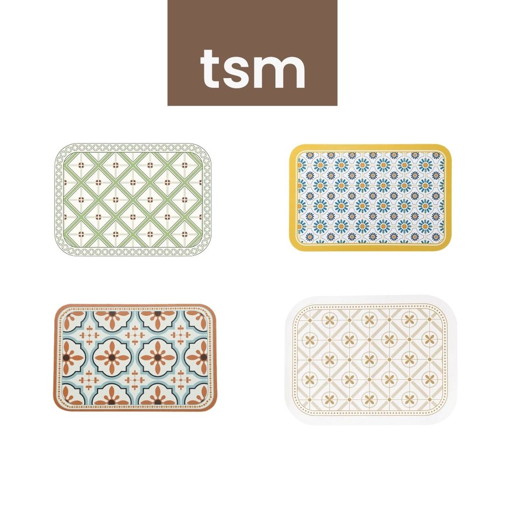 TSM Table Placemat | PVC Waterproof | Non-Slip Heat Resistant | Shopee ...