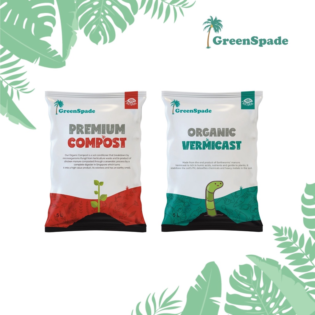 [Bundle Pack] Compost 5L & Vermicast 5L | Shopee Singapore