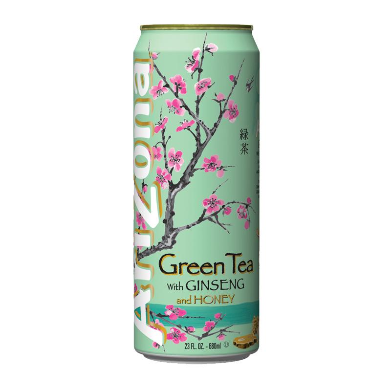 Arizona Can: Green Tea With Ginseng And Honey(680ml) | Shopee Singapore