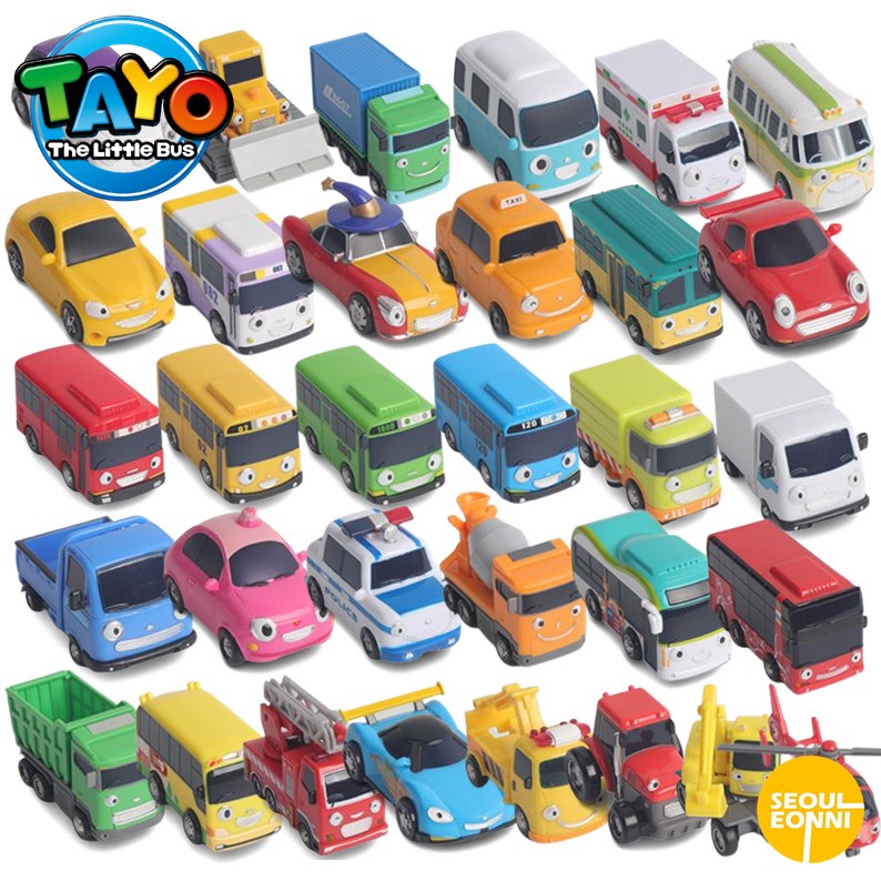 [Tayo] Little Bus Tayo and Friends Play Mini Car 32 Types Set / Tayo ...