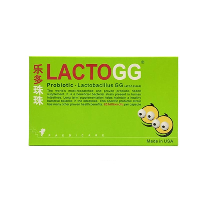 LACTOGG Probiotic Lactobacillus GG 30 Capsules - By Medic Drugstore ...