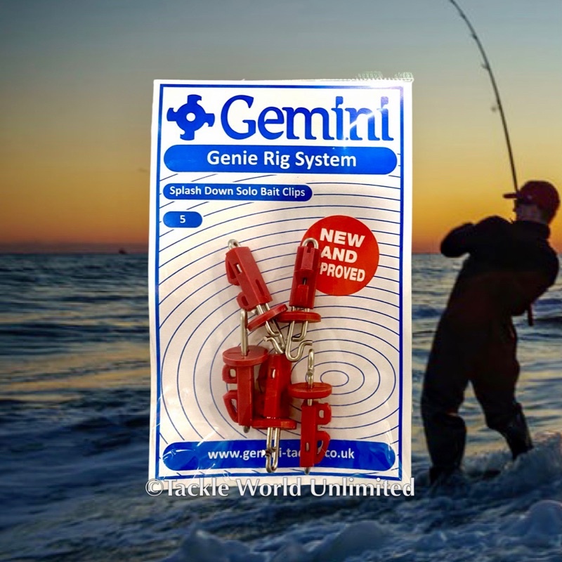 Gemini Genie Rig System - Splash Down Solo Bait Clips - Surfcasting ...
