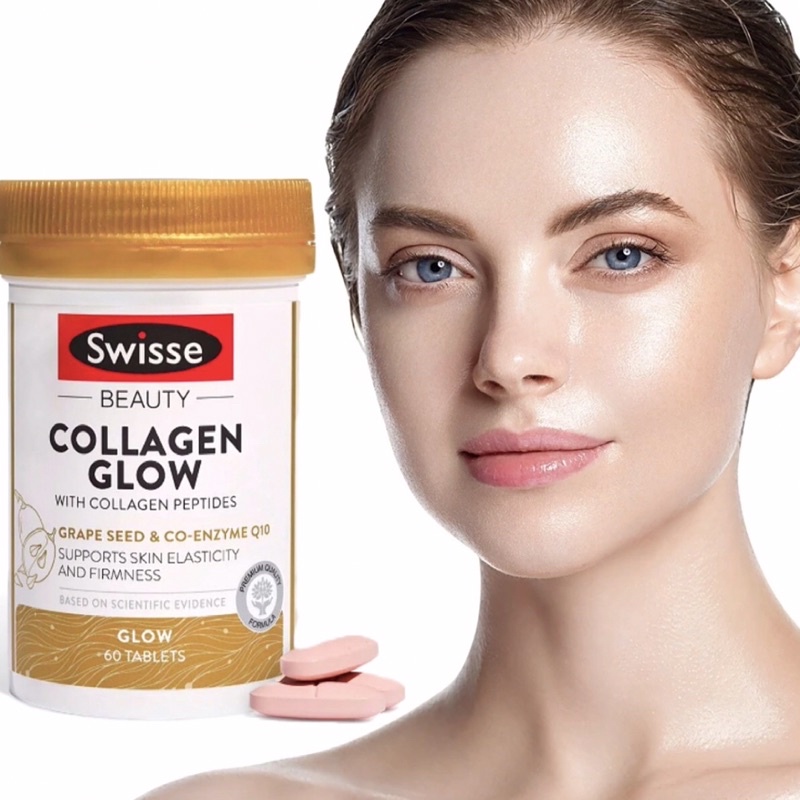 SWISSE | Australia Beauty Collagen Glow with Collagen Peptides 120 ...