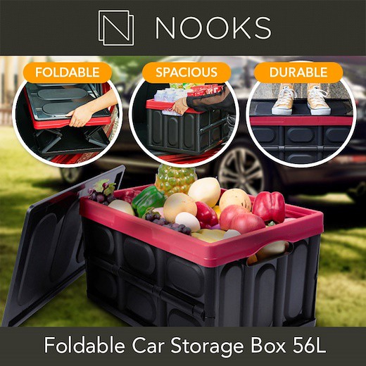 Foldable Car Wardrobe Storage Box | Compact | Large Capacity ...
