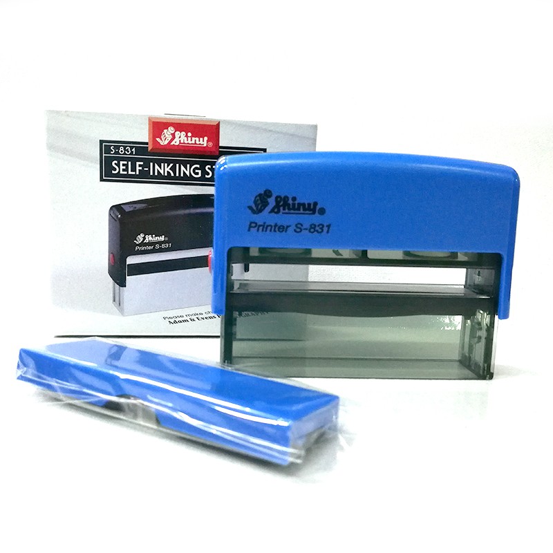 Shiny Printer S 831 Self-Inking Stamp (10mm x 70mm) | Shopee Singapore
