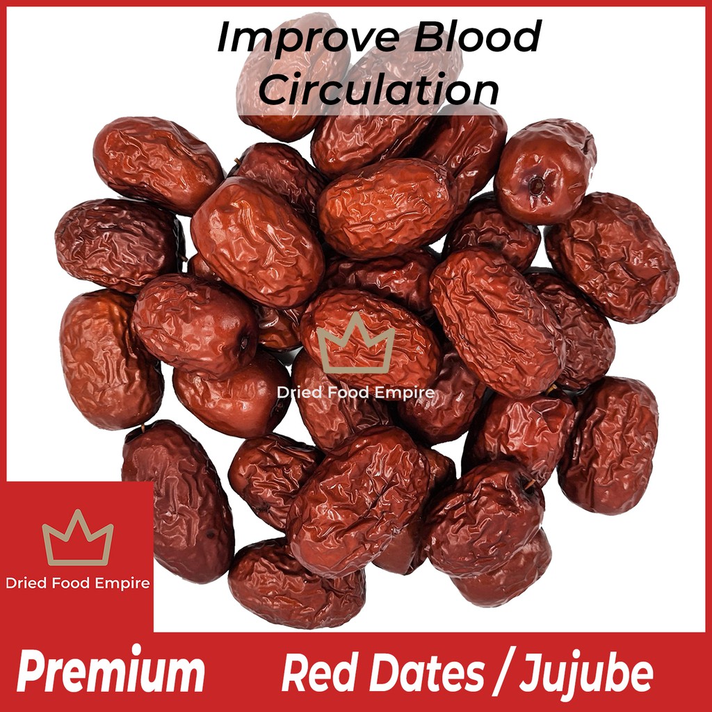 Premium Red Dates With Seed 红枣 | Shopee Singapore