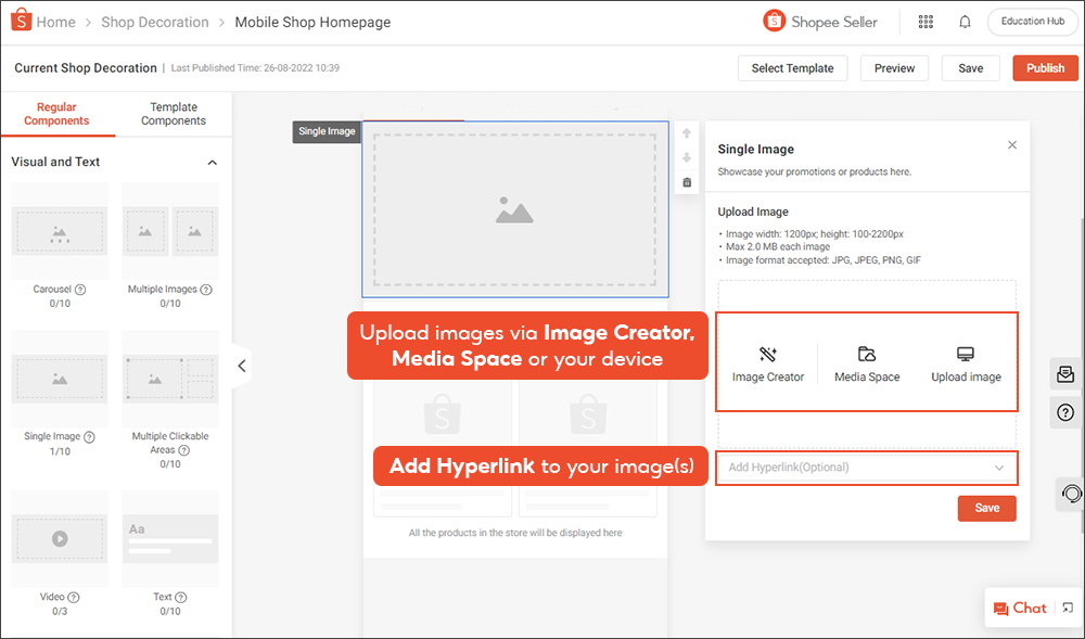 Basic Shop Decoration | Shopee SG Seller Education Hub