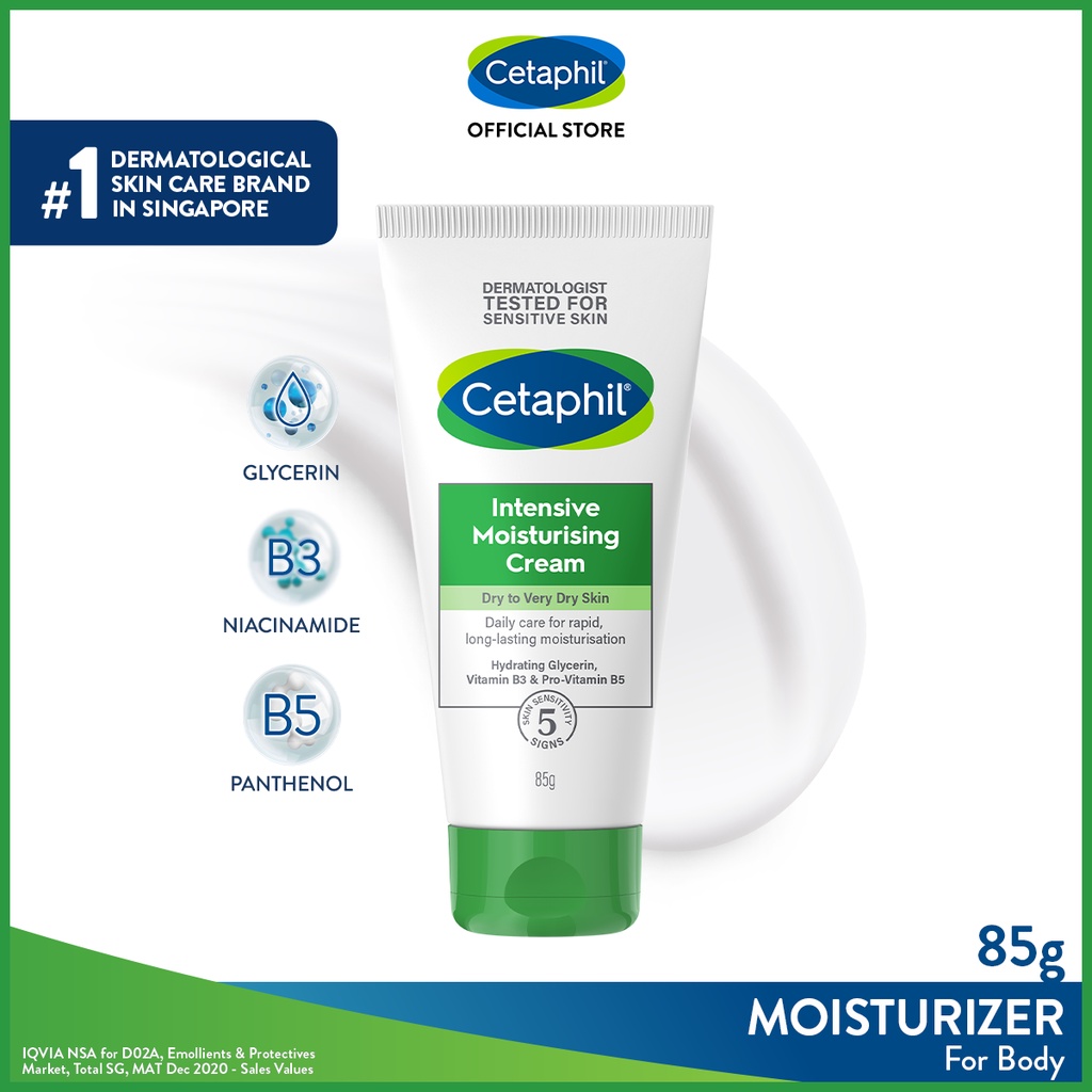 Cetaphil Intensive Moisturising Cream 85g (Single) | Shopee Singapore