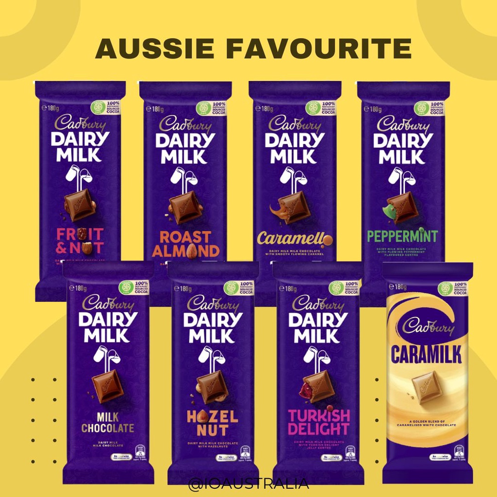 Cadbury Dairy Milk Chocolate Block 180g | Shopee Singapore