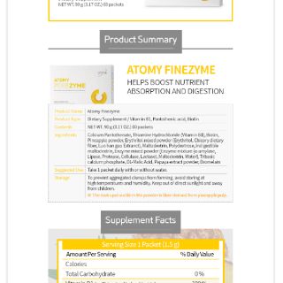 Atomy Finezyme ( 60pkt x 1.5g ) | Shopee Singapore