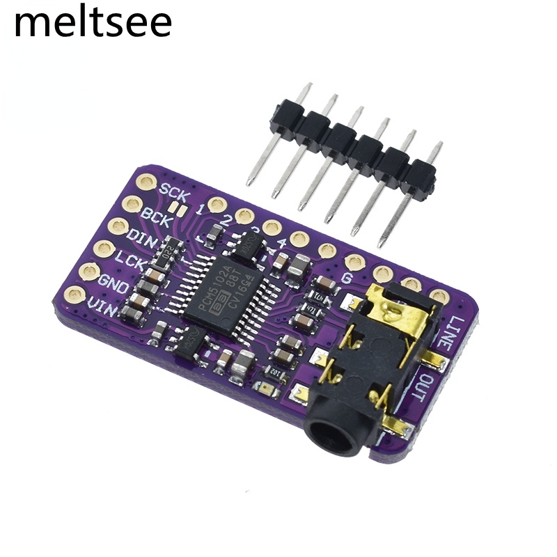 Interface I2S PCM5102A DAC Decoder GY-PCM5102 I2S Player Module For ...