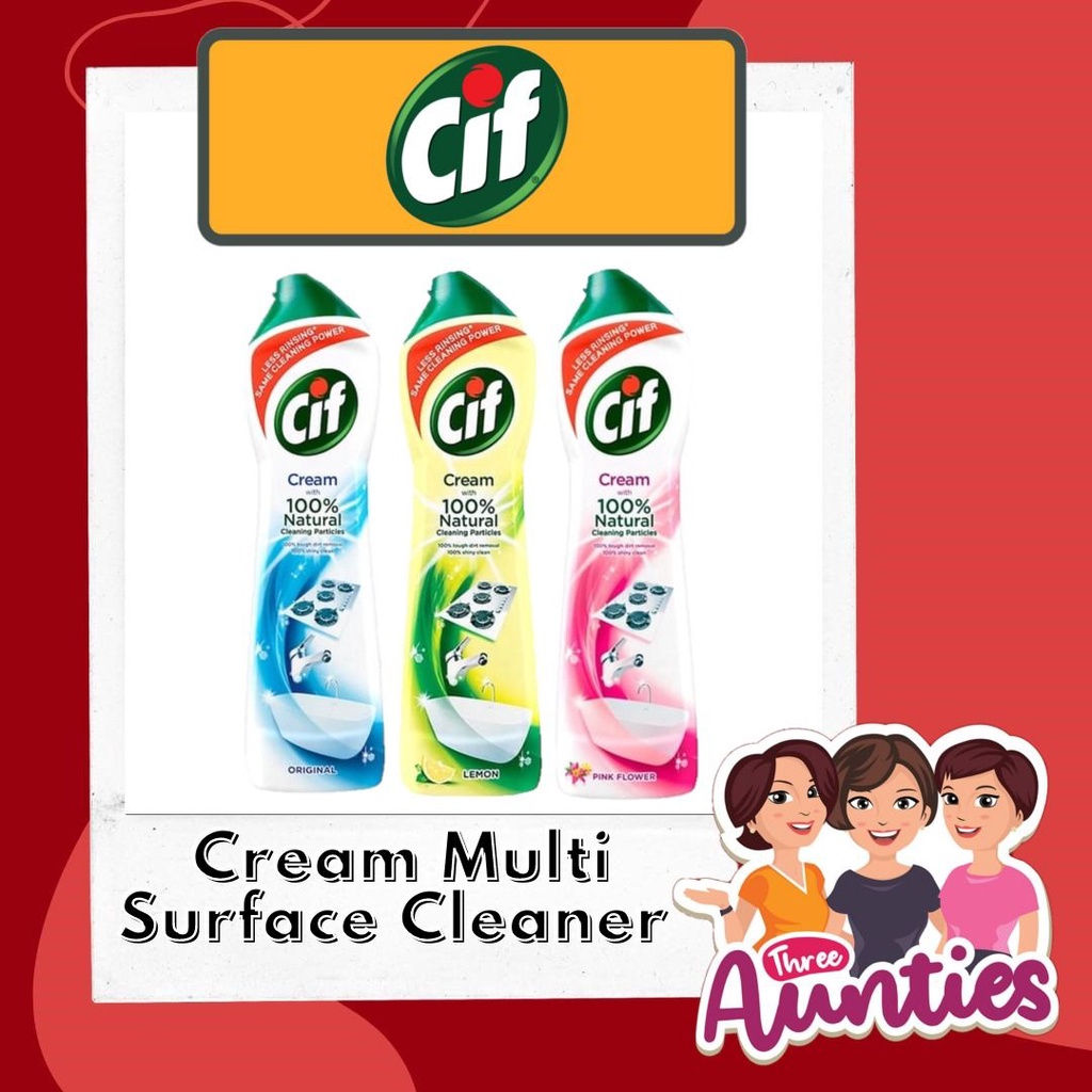 Cif Cream Multi Surface Cleaner, 500ml | Shopee Singapore