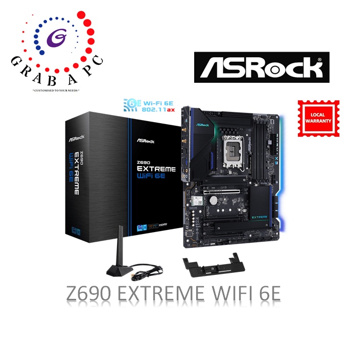ASROCK Z690 EXTREME WIFI 6E (DDR4) MOTHERBOARD BUNDLE WITH INTEL i9 ...