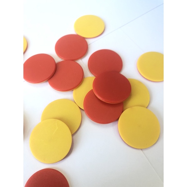 Learning Store Two Color (Colour) Counters, Yellow & Red, Set of 200 ...