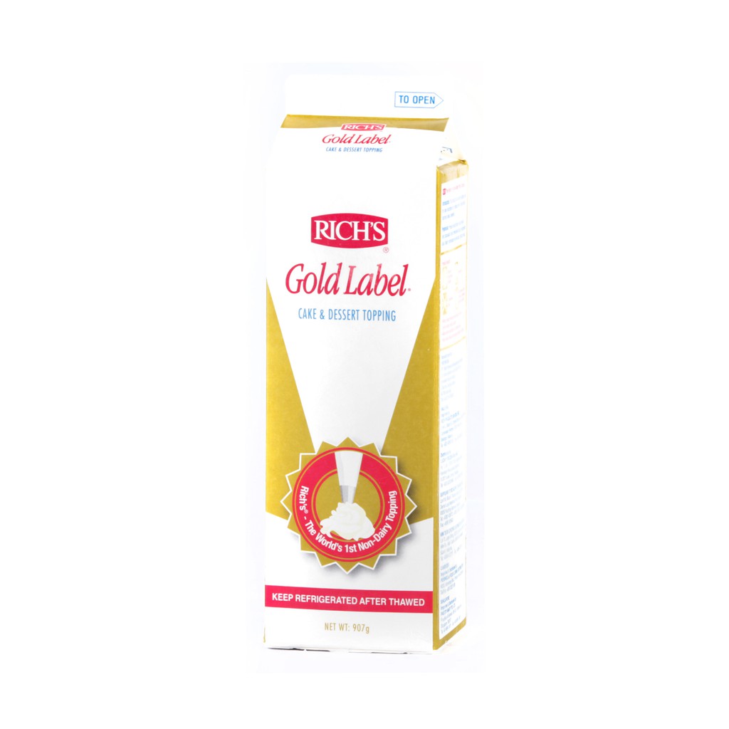 Rich's Gold Label Frozen Topping Cream | Shopee Singapore