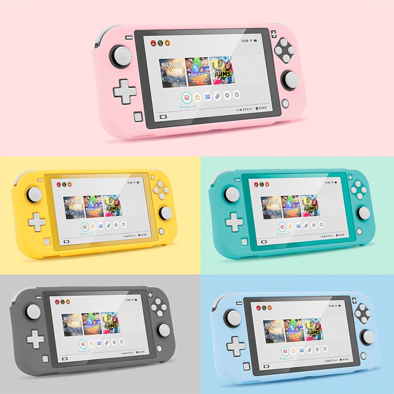 For Nintendo Switch Lite Protective Case Shell Pink Cute PC Hard Cover ...