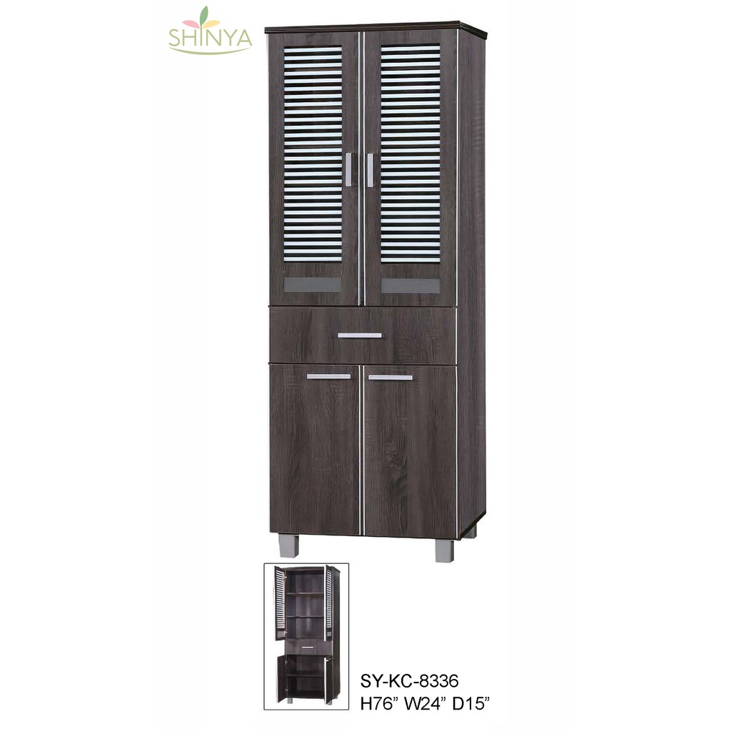 SHINYA Modern Tall Kitchen Cabinet | Shopee Singapore