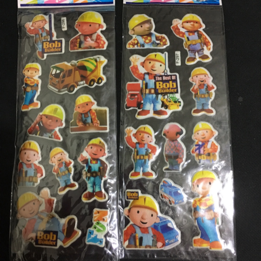 Bob the builder stickers | Shopee Singapore