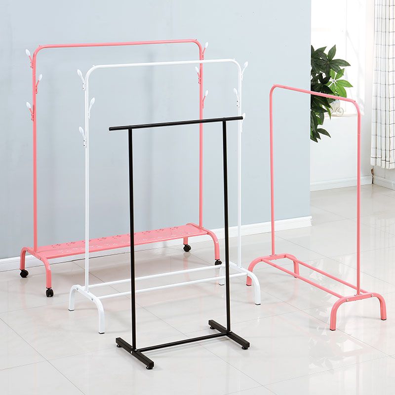 Sturdy Strengthen Steel Pipe Clothes Rack Bedroom/Coat Rack Floor ...