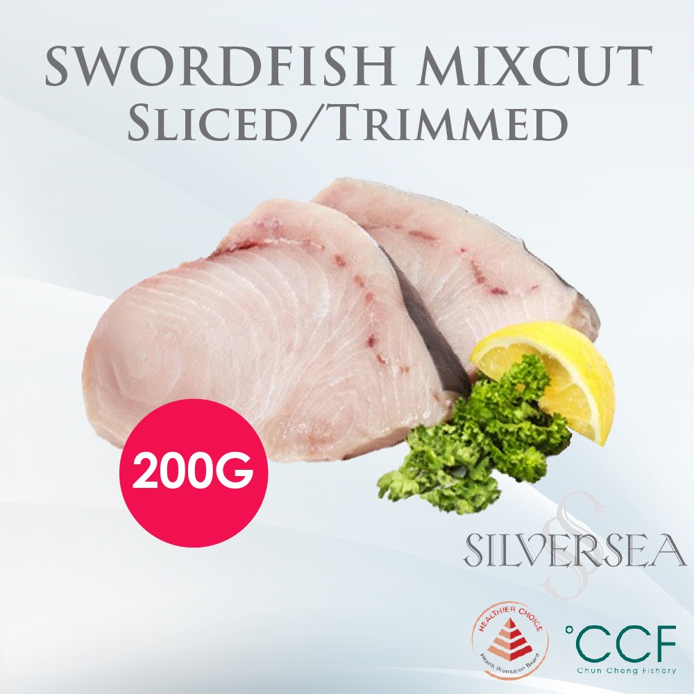 Silversea - Mekajiki Swordfish Mix Cut 200G |Wild Caught Sea Fresh ...