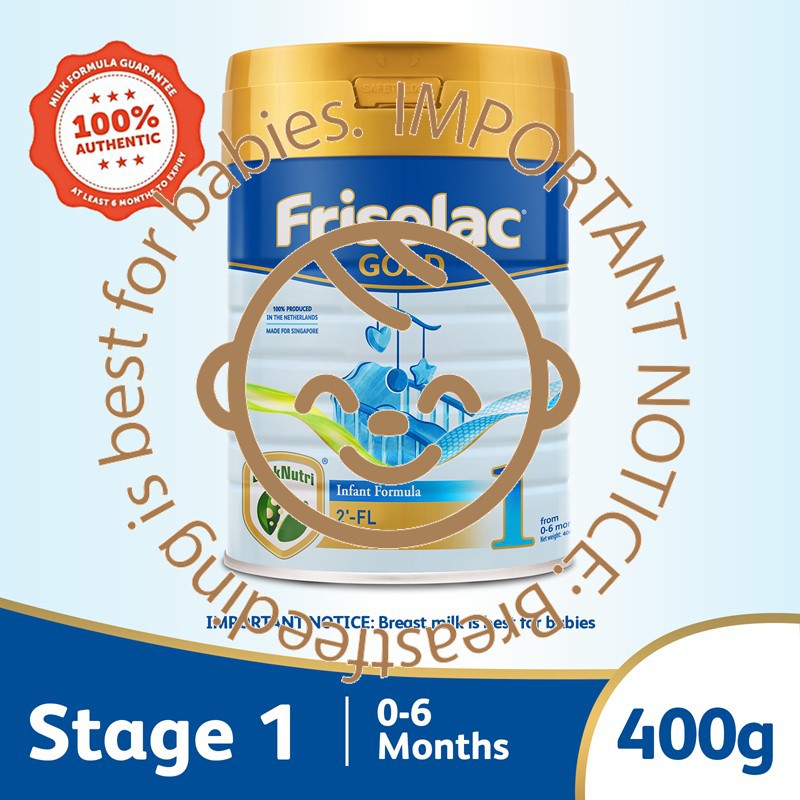 Frisolac Gold Stage 1 with 2'-FL 400g - for Newborn 0-6 months - Baby ...