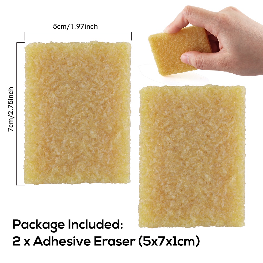 Adhesive and Residue Eraser-Adhesive Remover-Rubber Cleaning Eraser ...